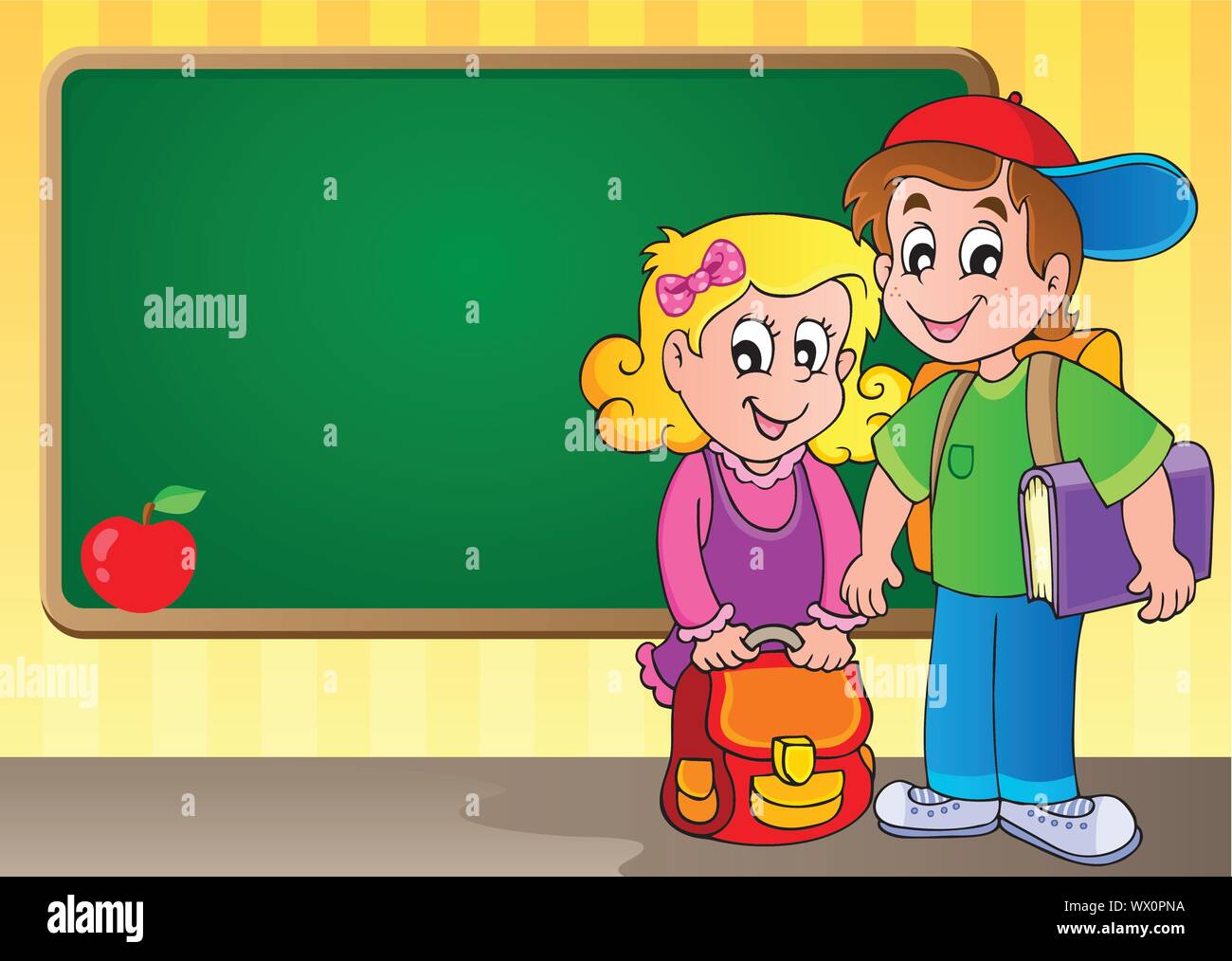 Schoolboard theme image 3 Stock Vector Image & Art - Alamy