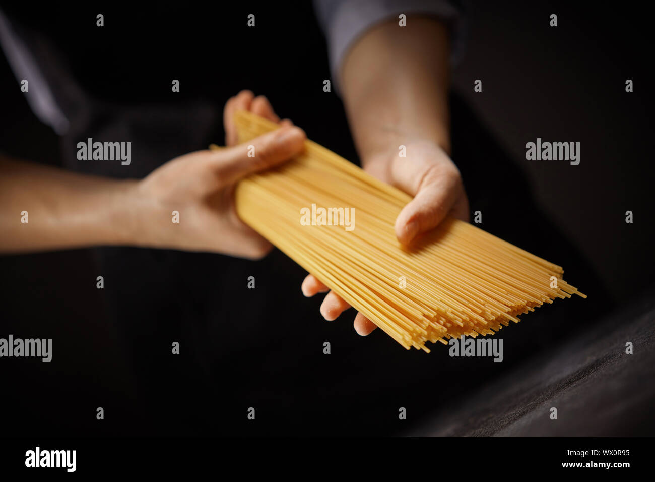 Woman holding spaghetti bolognese hi-res stock photography and images ...