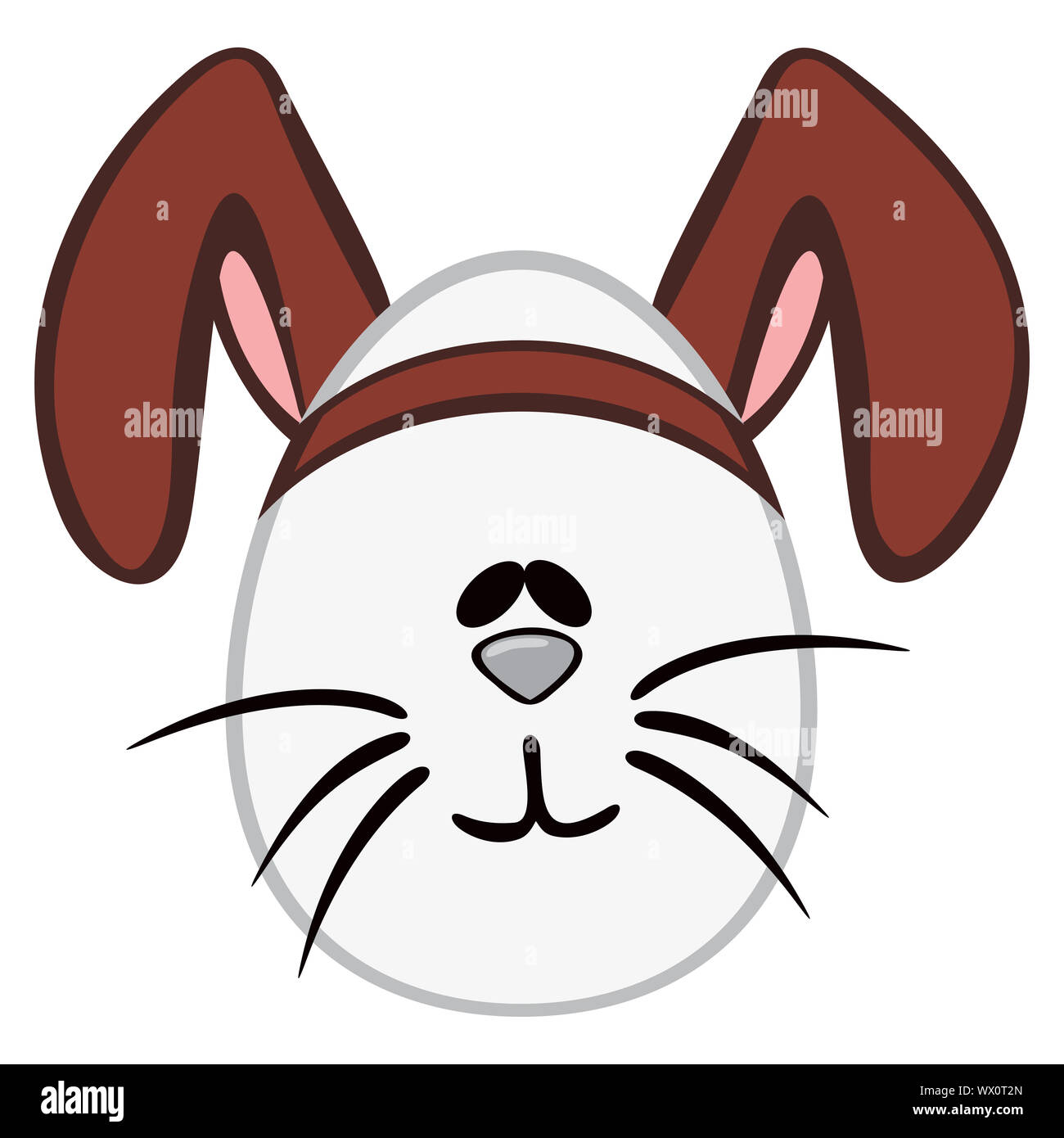 Decorated egg bunny ears Cut Out Stock Images & Pictures - Alamy