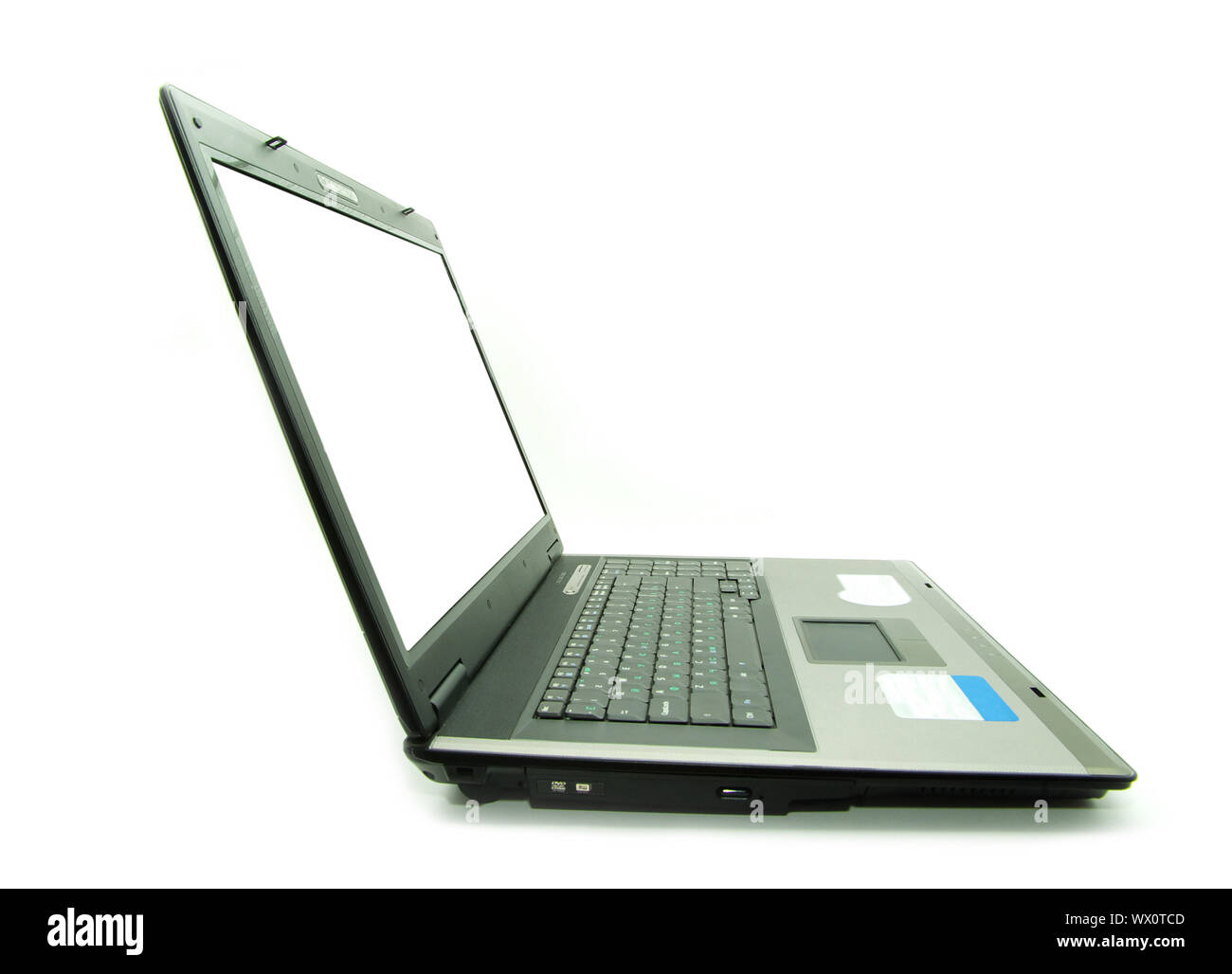 Notebook personal computer on white background Stock Photo - Alamy