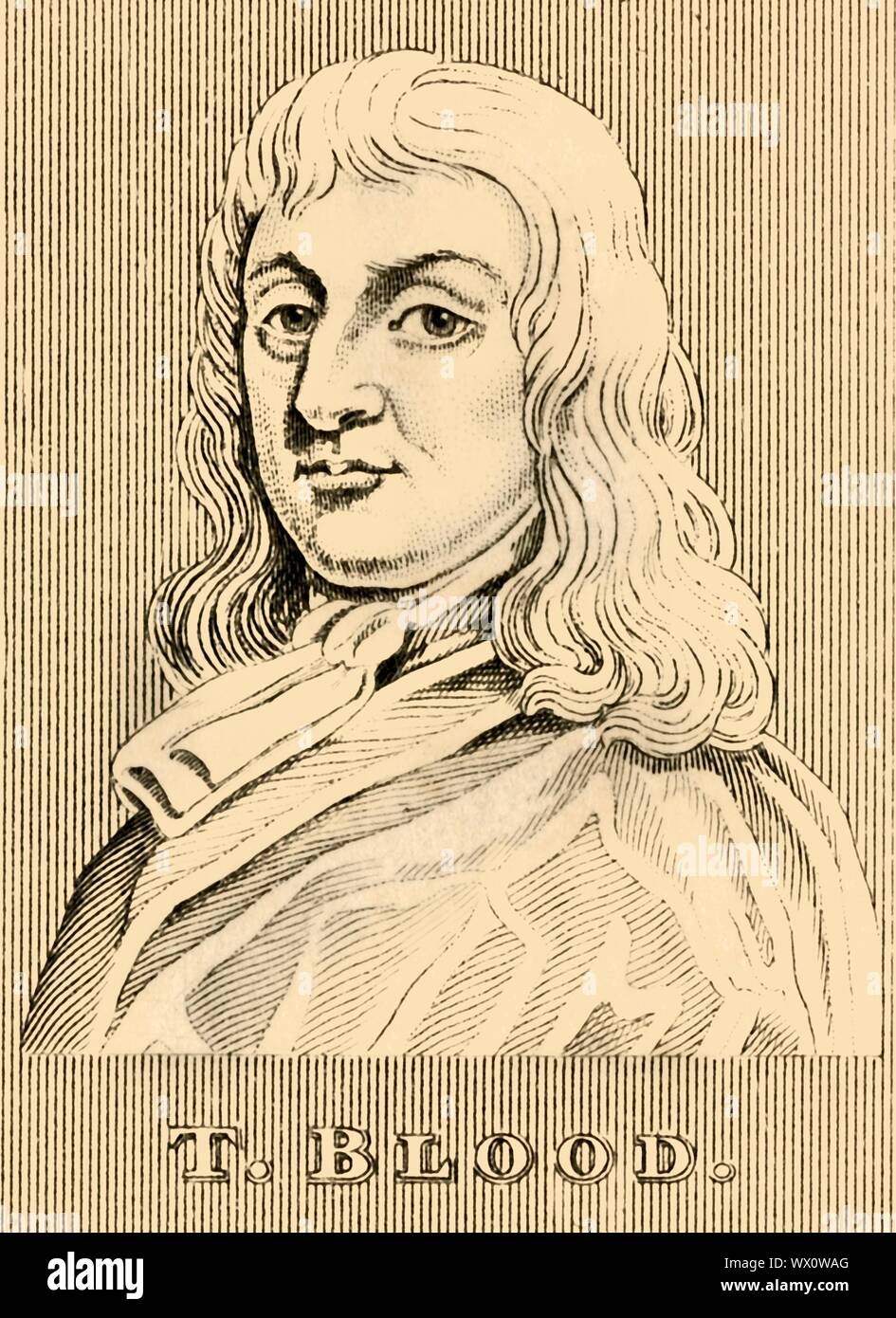 'T. Blood', (1618-1680), 1830. Colonel Thomas Blood (1618-1680) Anglo ...