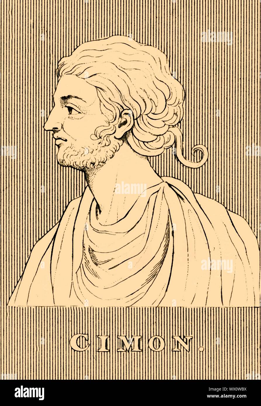 'Cimon', (c510-450 BC),1830. Cimon (c510-450 BC) Athenian statesman and ...