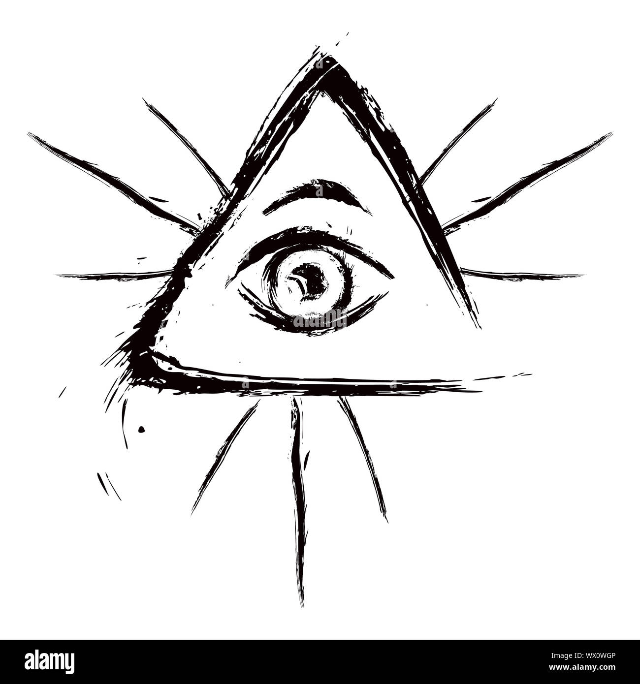 All seeing eye Stock Photo - Alamy