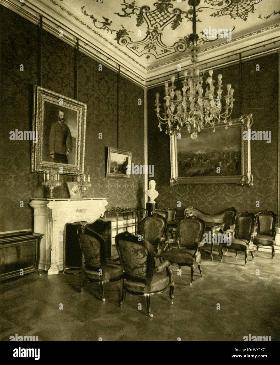 Private Office of Emperor Franz Joseph I in the Hofburg, Vienna ...