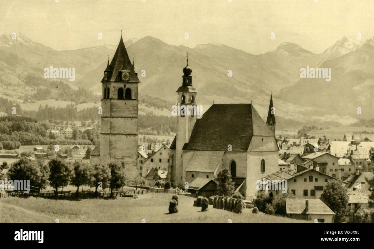 The Liebfrauenkirche and church of St Andreas, Kitzbühel, Tyrol ...