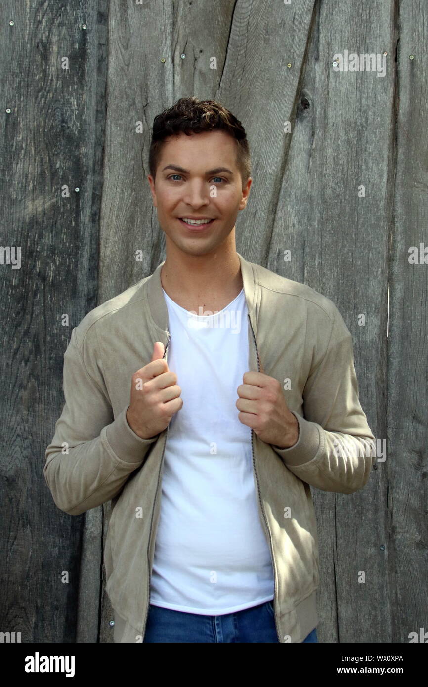 Singer at German Schlager Music Show Immer wieder Sonntags, 2015 Stock ...