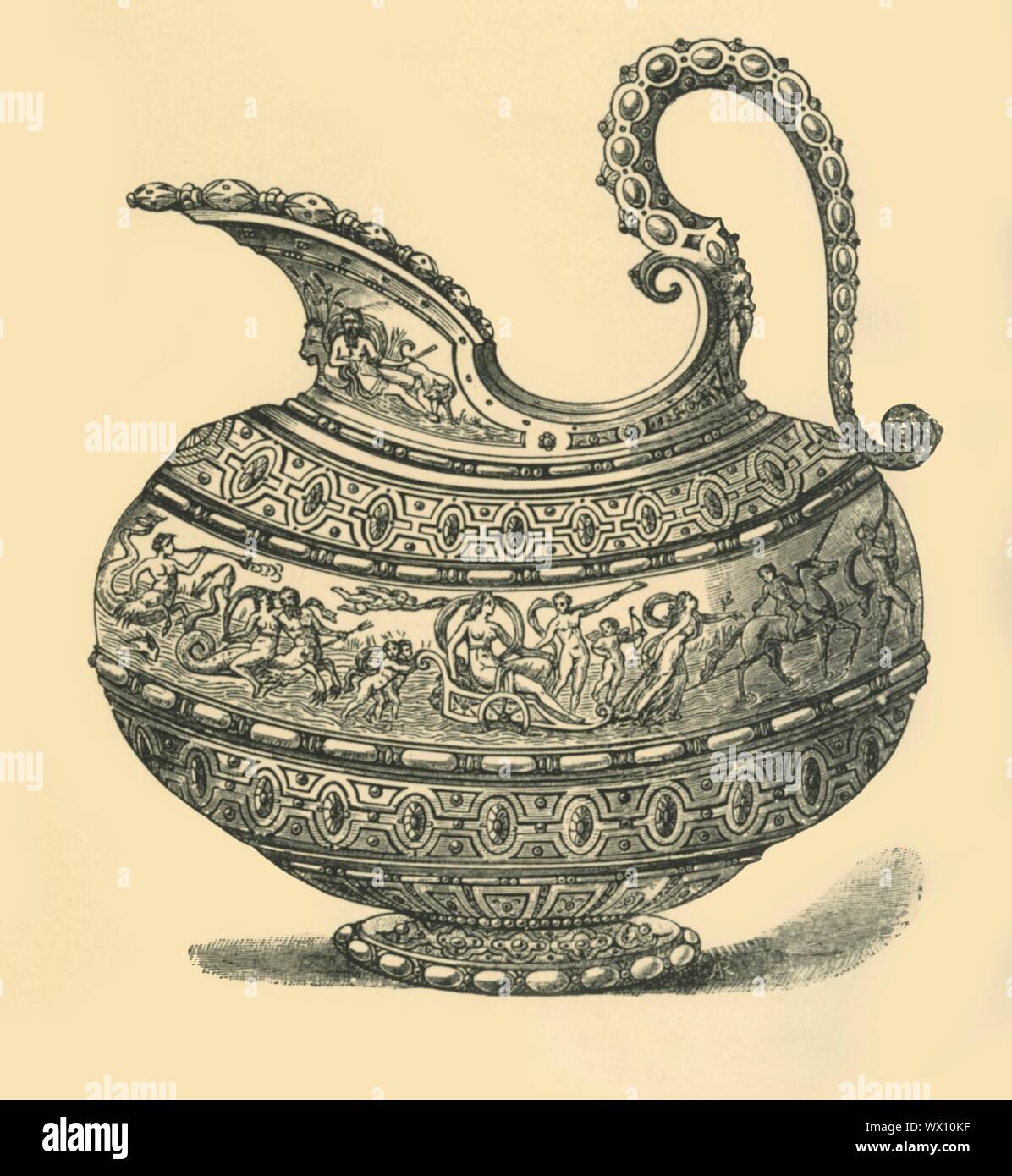 Drawing of triumphant procession hi-res stock photography and images ...