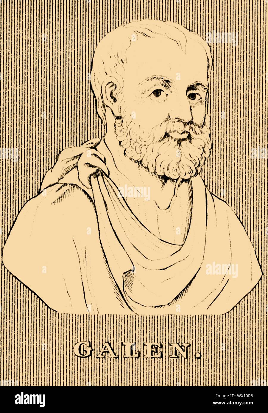 'Galen', (129 AD-c216), 1830. Aelius Galenus or Claudius Galenus (129 ...