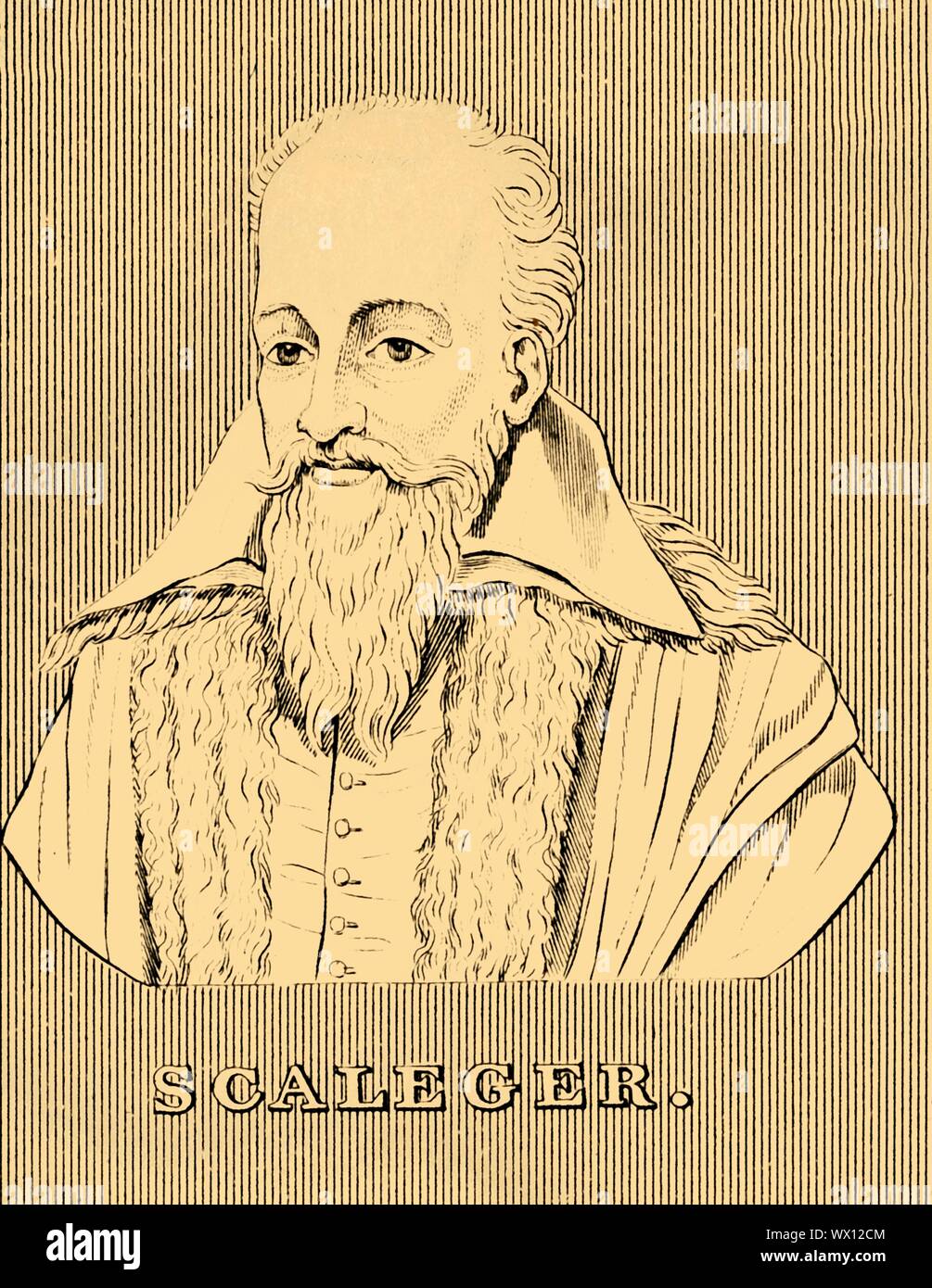 'Scaleger', (1540-1609), 1830. Joseph Justus Scaliger (1540-1609 ...