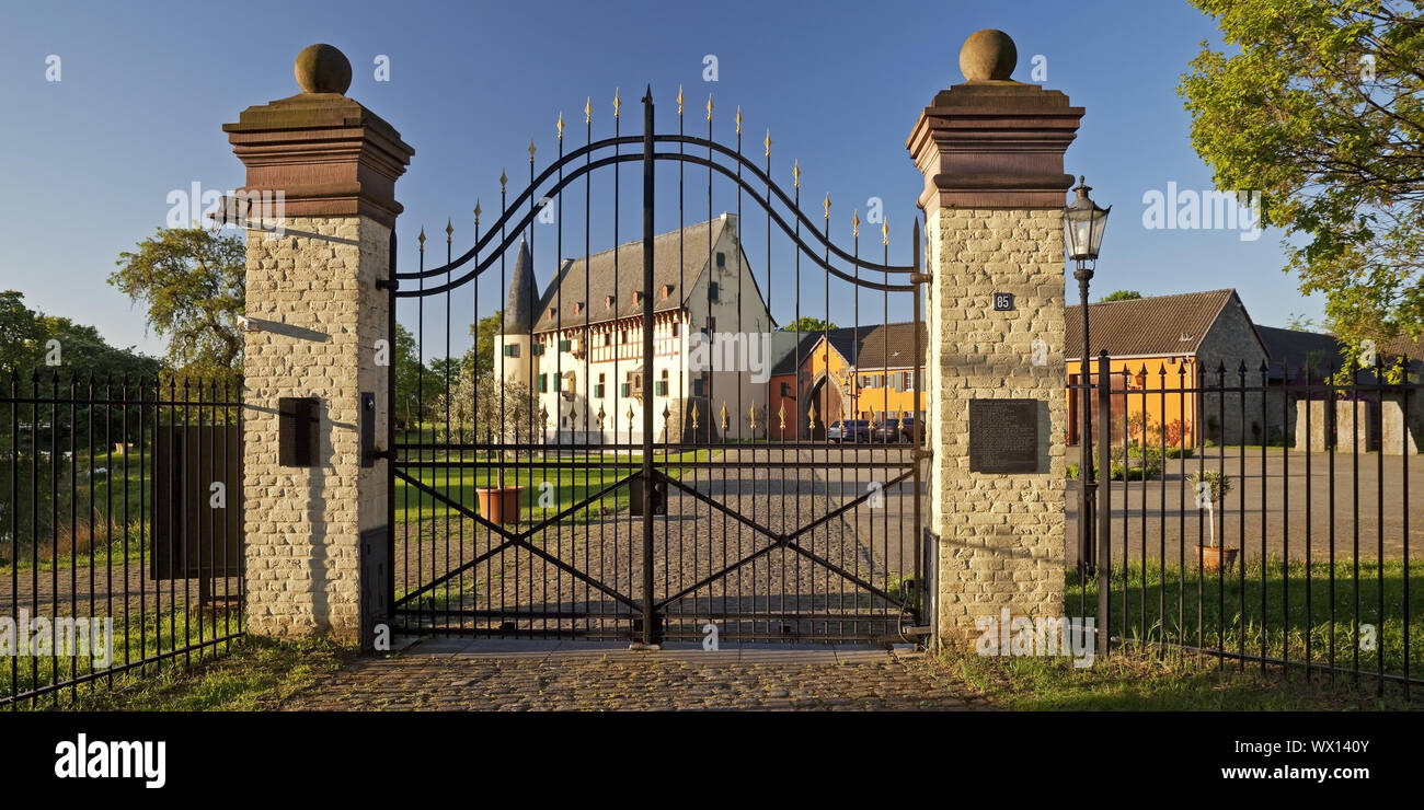Castle Langendorf, Zülpich, North Eifel, Eifel, North Rhine-Westphalia ...