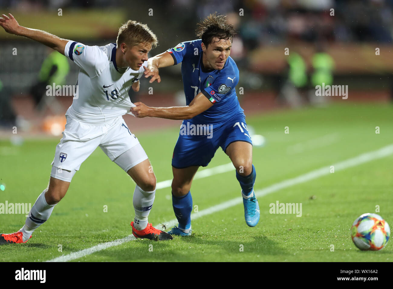 8th September 2019, at Tampere Ratina Stadium, Tampere, Finland; Jere ...