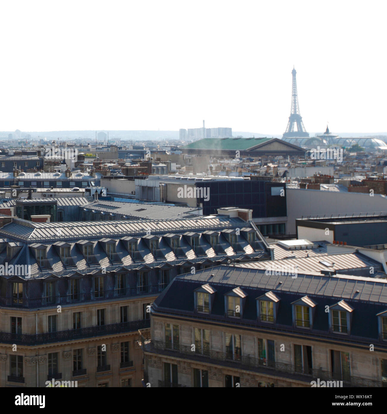 Birds eye view paris sunset hi-res stock photography and images - Alamy