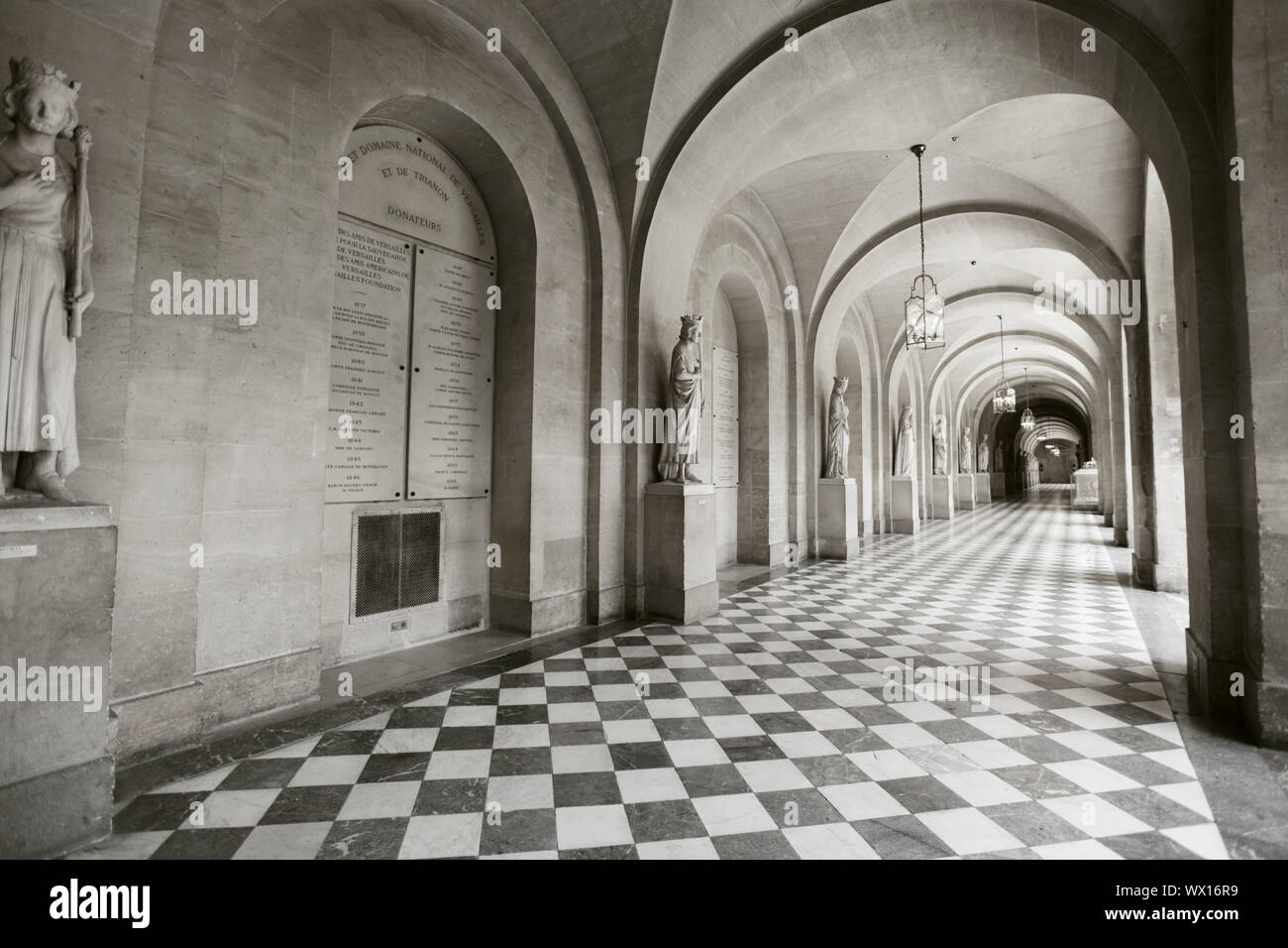 Interior hallway at the Palace Stock Photo - Alamy