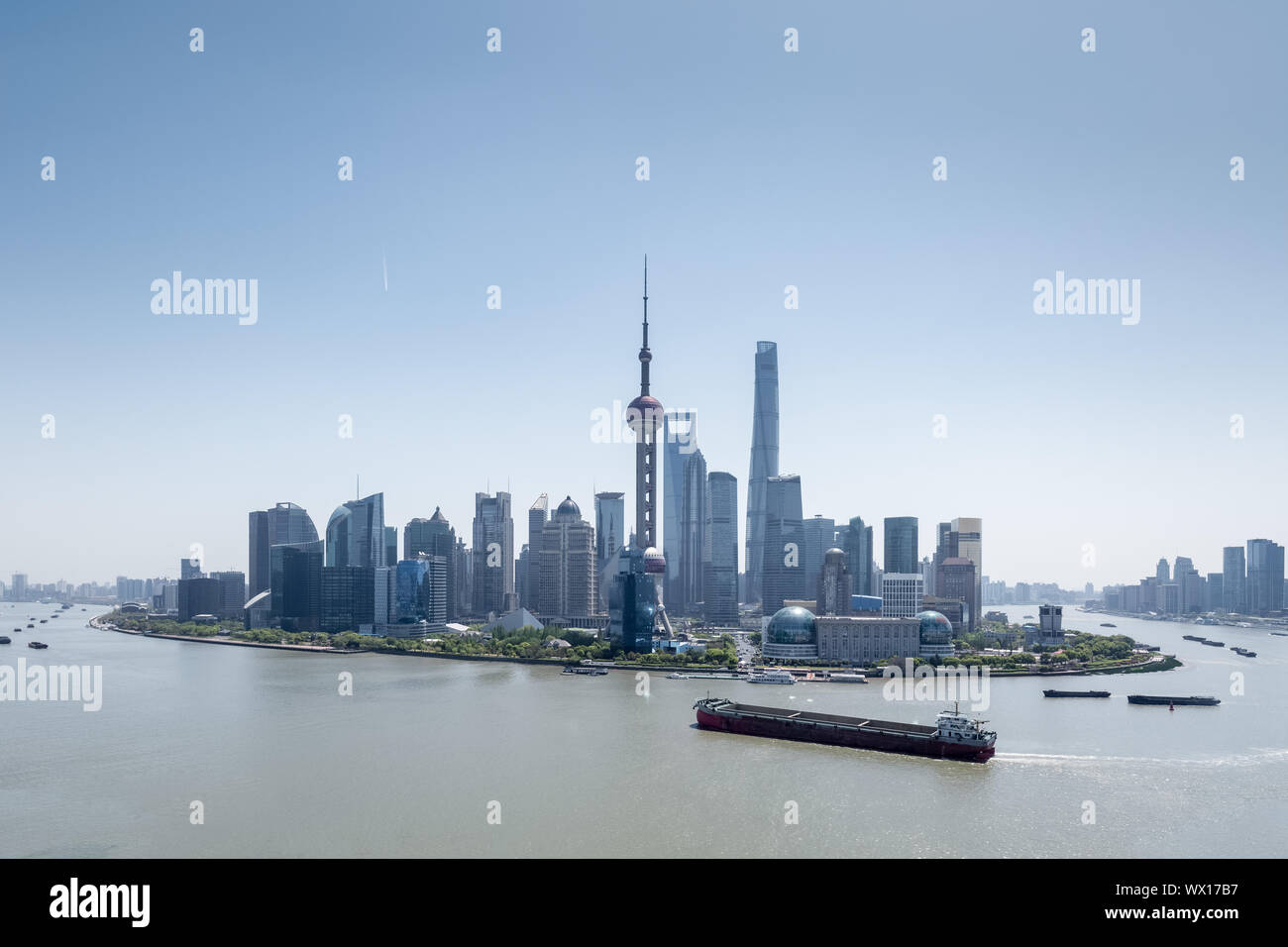 beautiful shanghai cityscape Stock Photo - Alamy