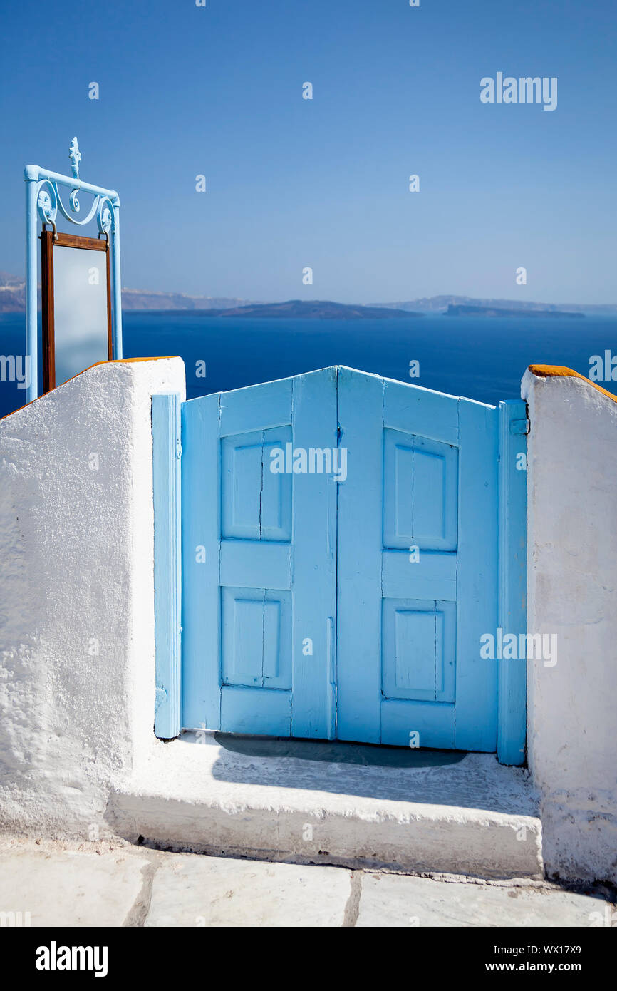 Santorini Gate High Resolution Stock Photography and Images - Alamy