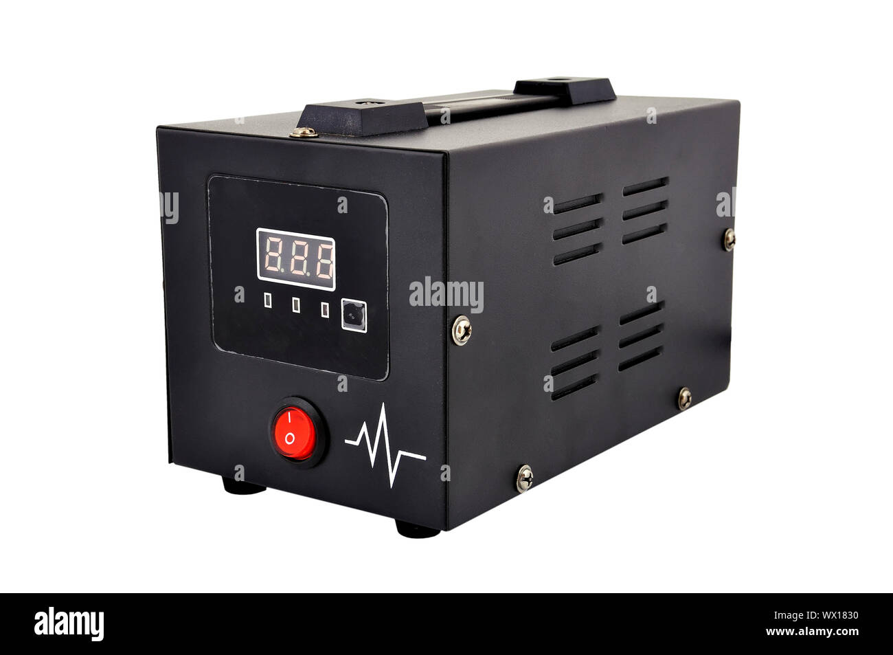 voltage regulator on a white background Stock Photo - Alamy