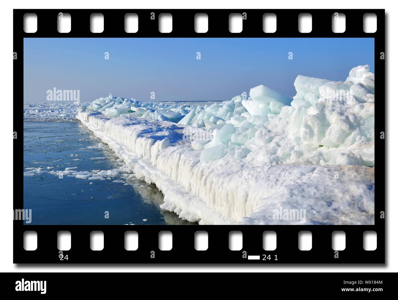 Frozen arctic landscape Cut Out Stock Images & Pictures - Alamy