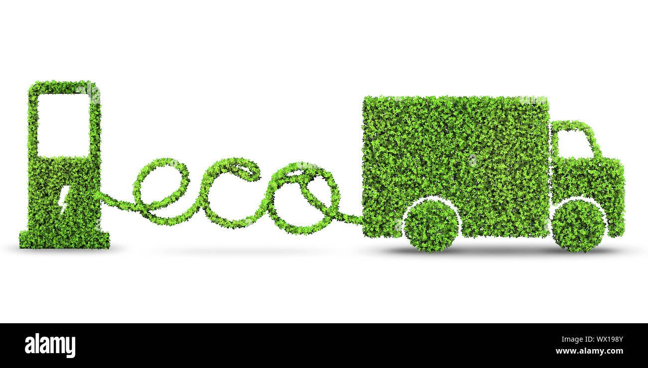 Concept of clean fuel and eco friendly cars - 3d rendering Stock Photo ...