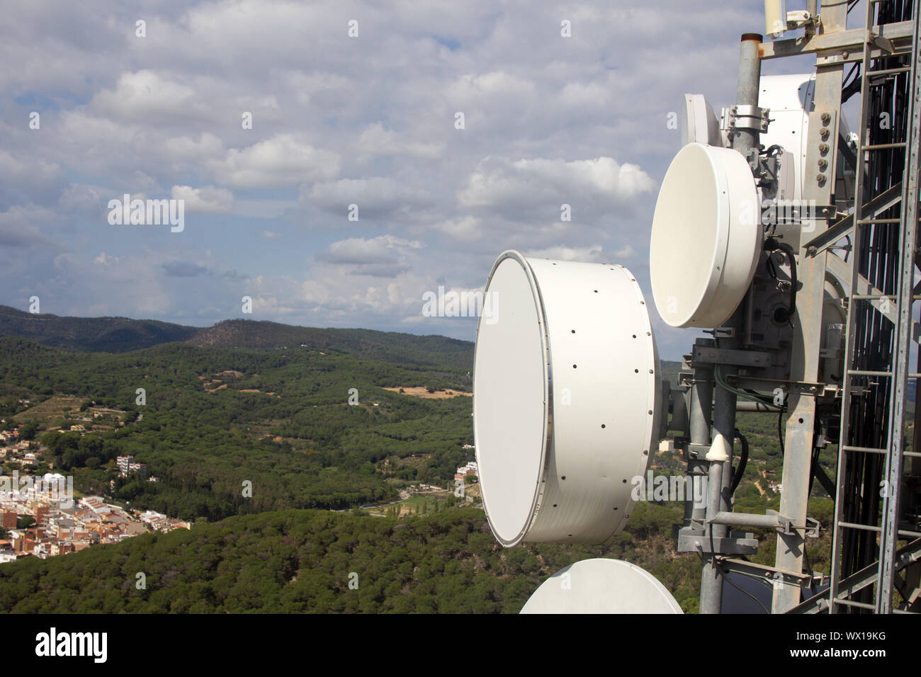 Telecommunication tower in European Union Stock Photo - Alamy