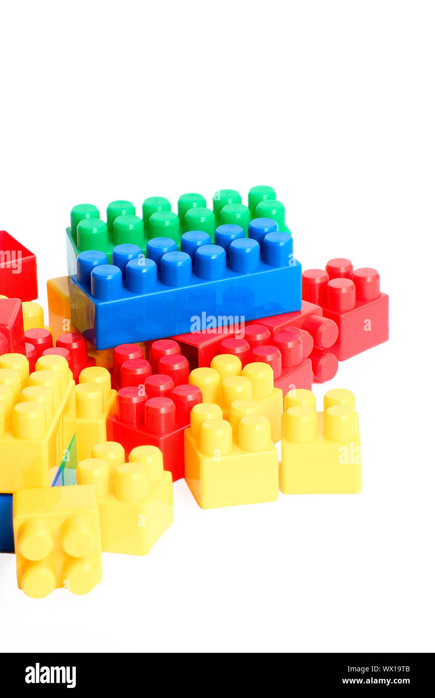 Children build blocks hi-res stock photography and images - Alamy