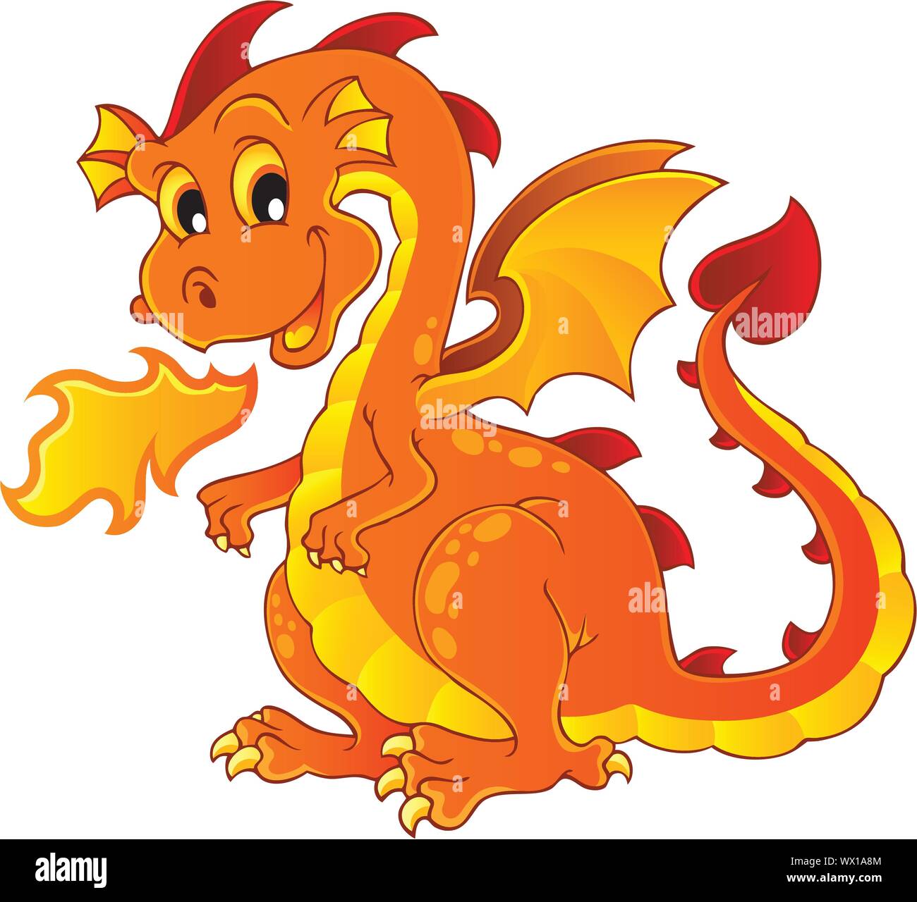 Dragon theme image 7 Stock Vector Image & Art - Alamy