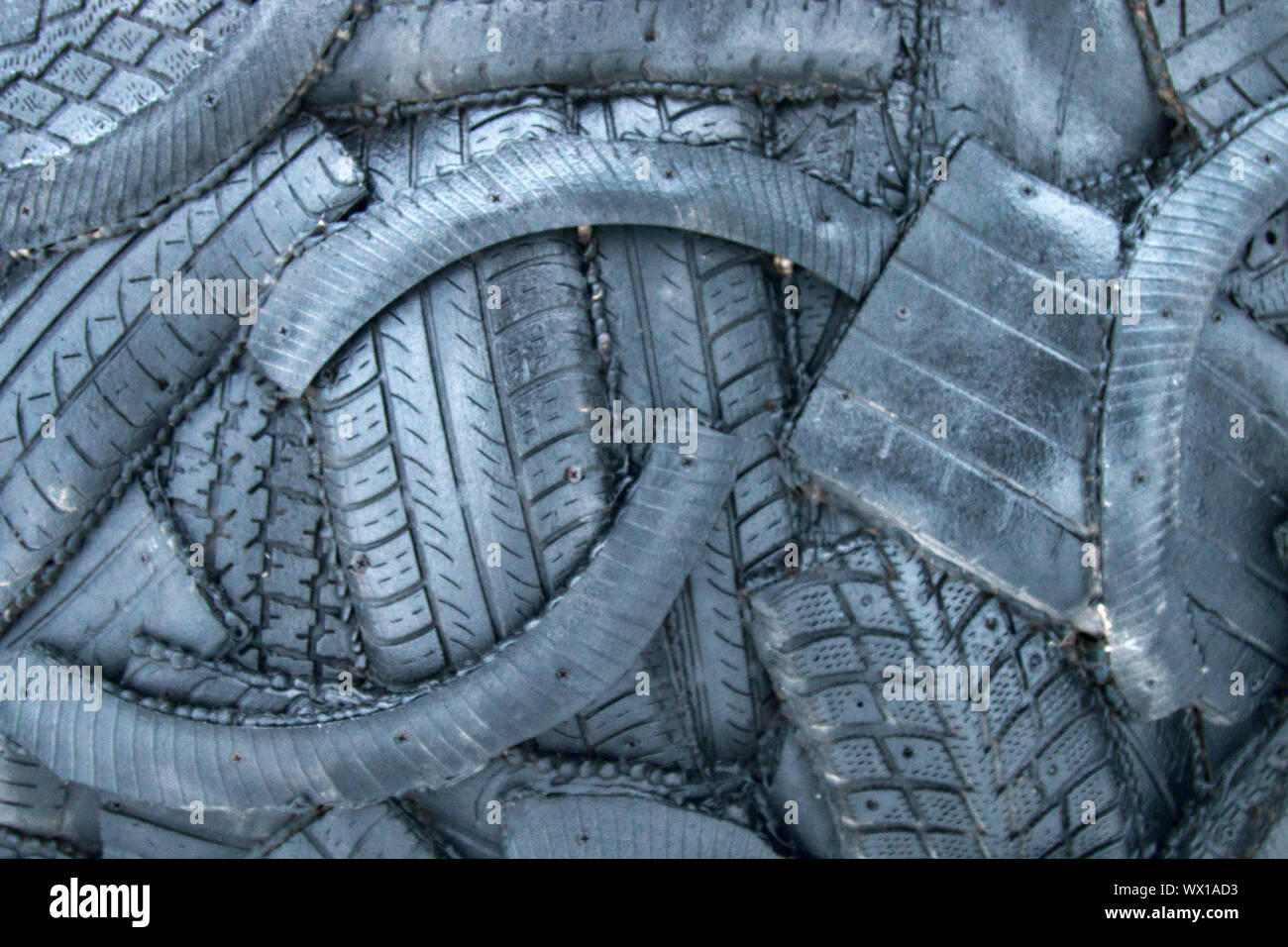 dump background of old tires Stock Photo - Alamy