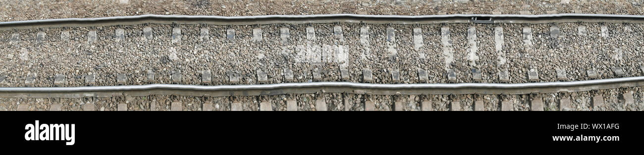 Railway track, cover illustration Stock Photo - Alamy
