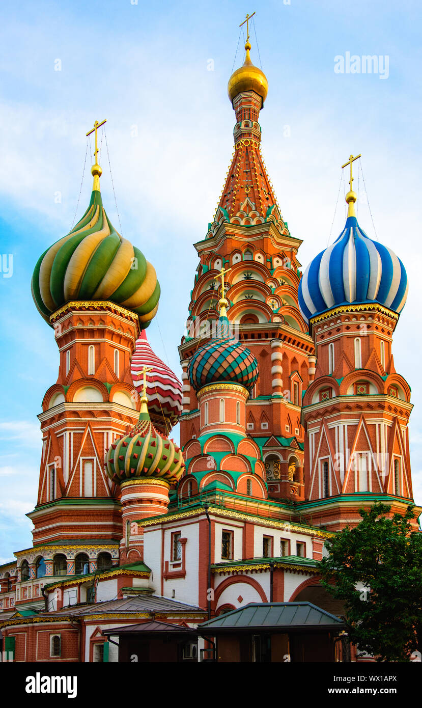 Moscow red square temple against the blue sky Stock Photo - Alamy