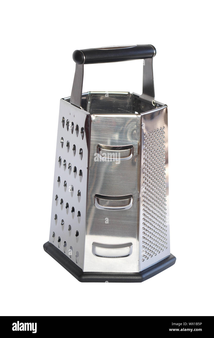 metal grater isolated on white Stock Photo - Alamy