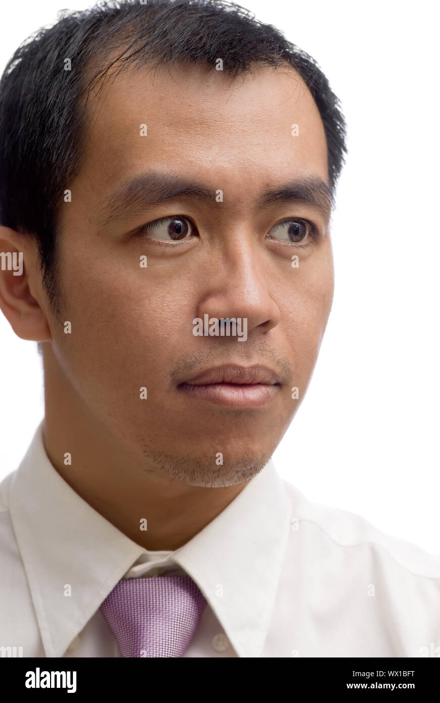 Success business man of Asian portrait on white background Stock Photo ...