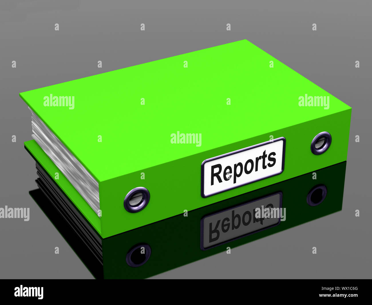 Reports File Showing Business Documents And Accounts Stock Photo - Alamy