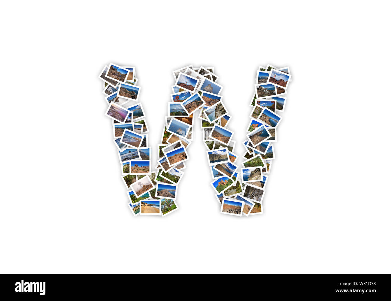 W Typography Font Letter Type High Resolution Stock Photography and ...