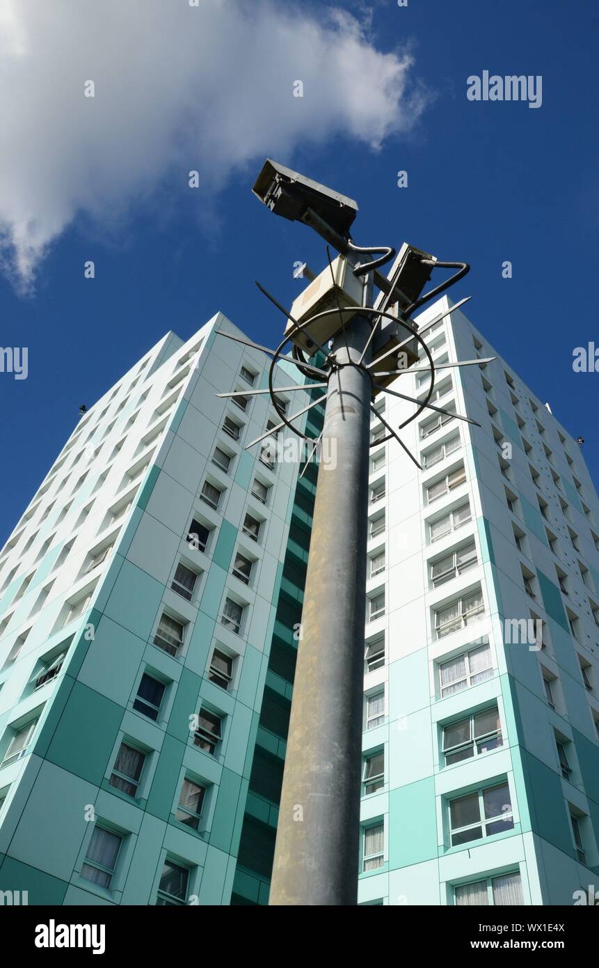 High Rise Tower Block External Cladding High Resolution Stock ...
