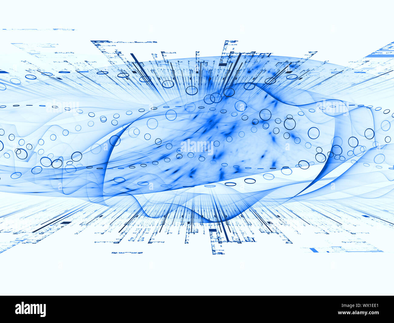 Abstract arrangement of abstract sine waves and design elements ...