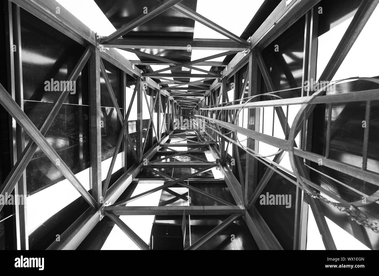 Technological structure lines white hi-res stock photography and images ...