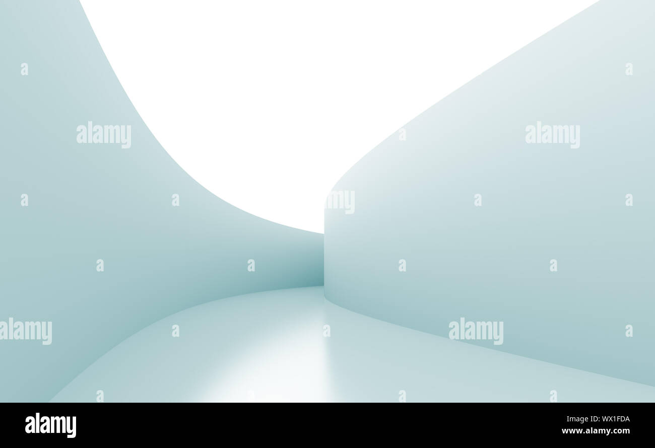 3d Illustration of Blue Abstract Architecture Wallpaper Stock Photo - Alamy