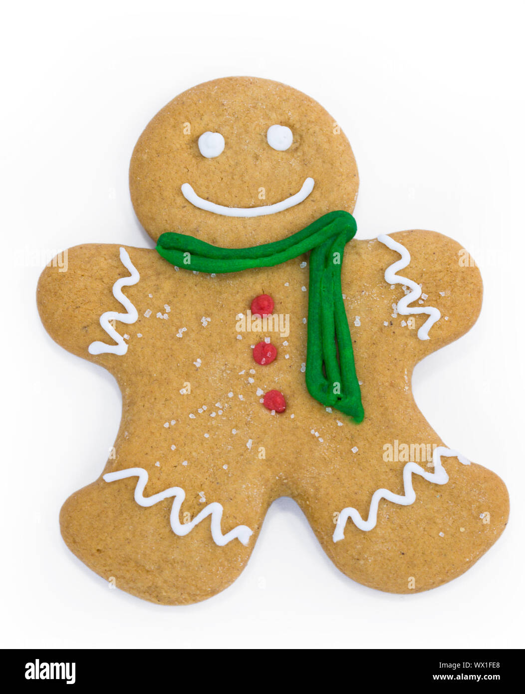 Gingerbread man with scarf hi-res stock photography and images - Alamy