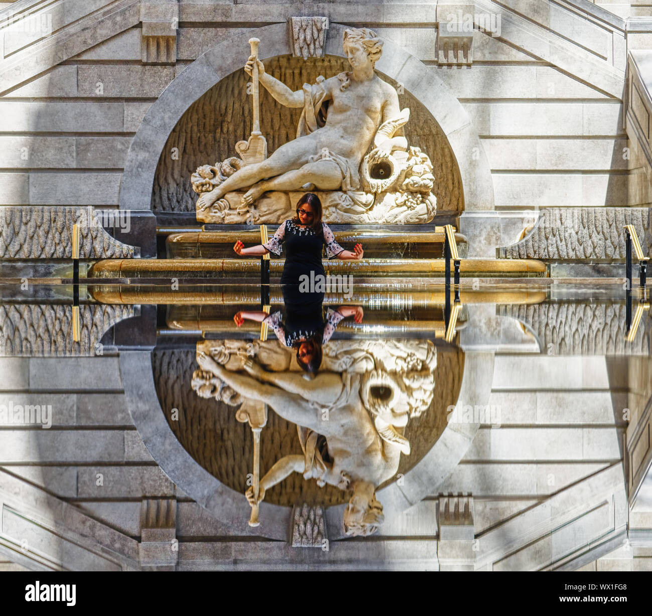 The inside of the World Trade Centre (Centre de Commerce Mondial) in ...