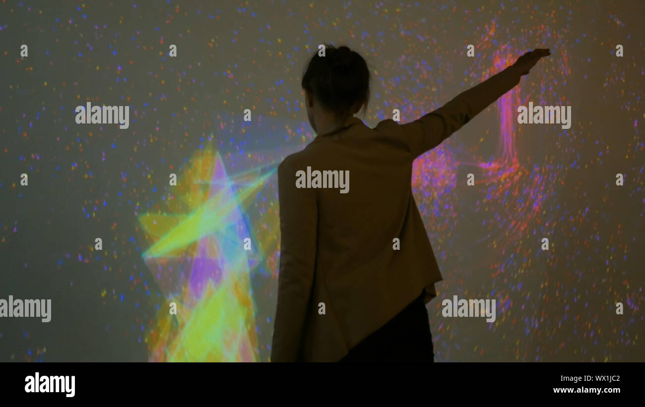 Large screen augmented reality experience Stock Photo - Alamy