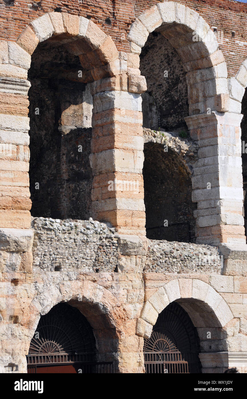 Verona Arena, Arena di Verona, Roman amphitheatre, Veneto region, Italy ...