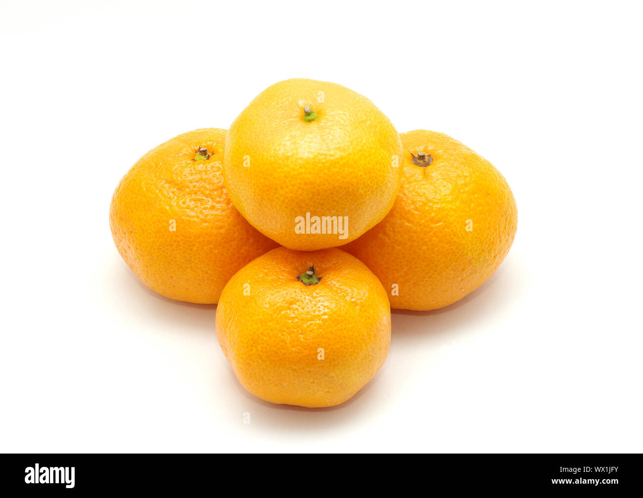 tangerines isolated on the white background Stock Photo - Alamy