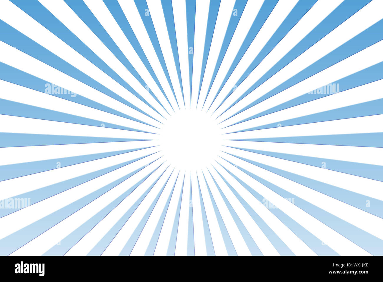 vector blue retro burst abstract background Stock Photo - Alamy