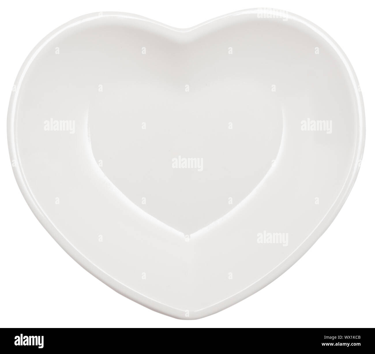 Heart shaped plate Stock Photo - Alamy