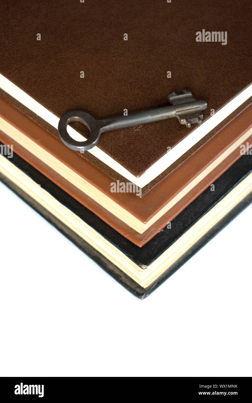 Key to knowledge it is books Stock Photo - Alamy