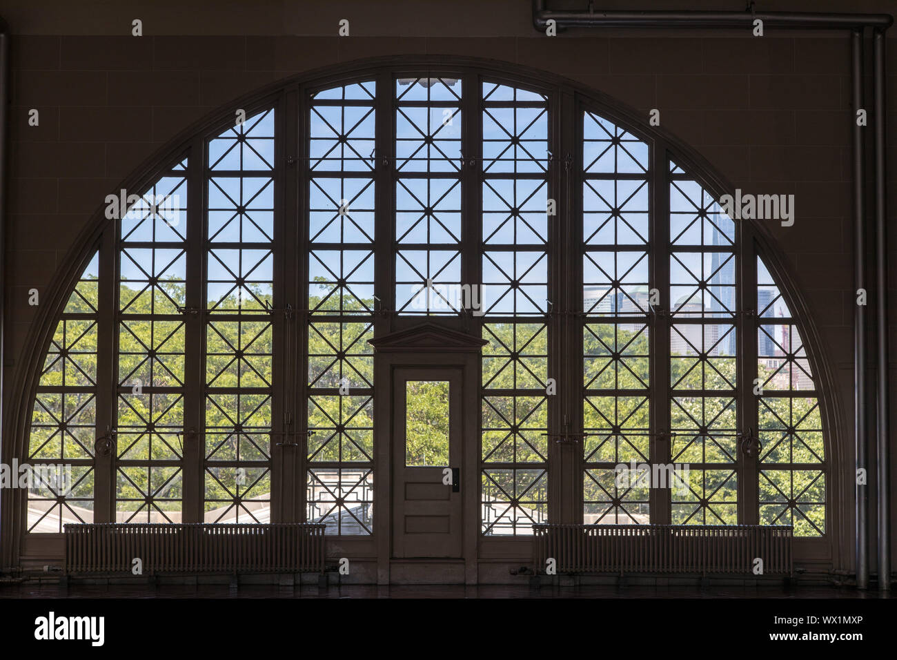New York, USA - June 12th 2019: Ellis Island Immigrant Building ...