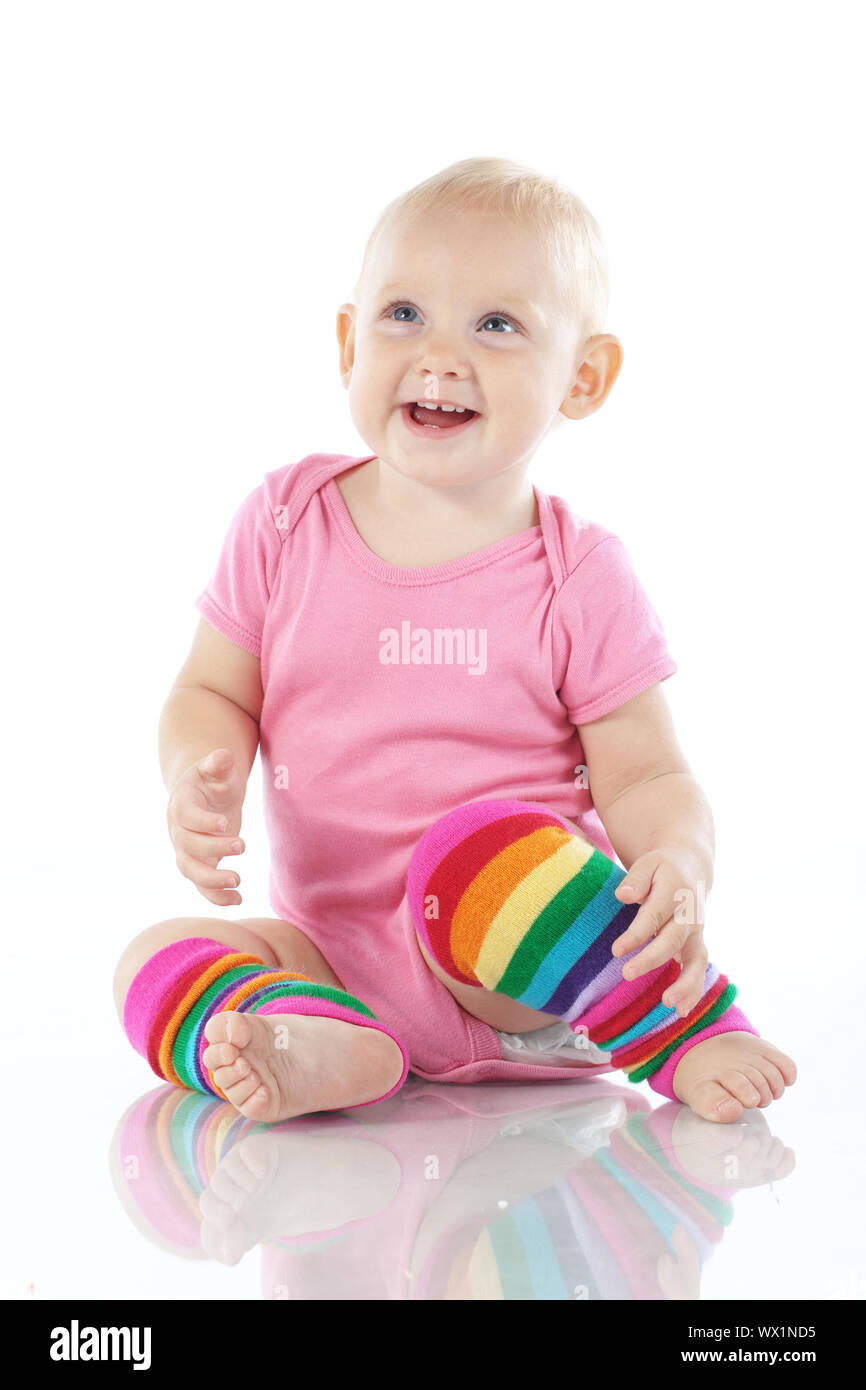 Cute toddler isolated on white background Stock Photo - Alamy