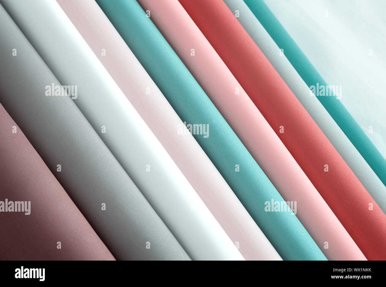 Sheets of paper in different colors Stock Photo - Alamy