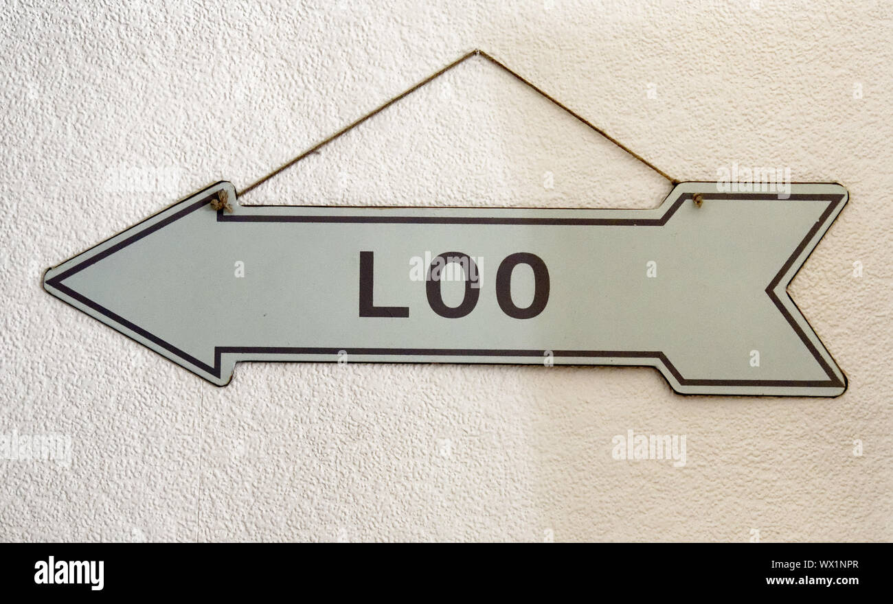 Toilet sign signs hi-res stock photography and images - Alamy