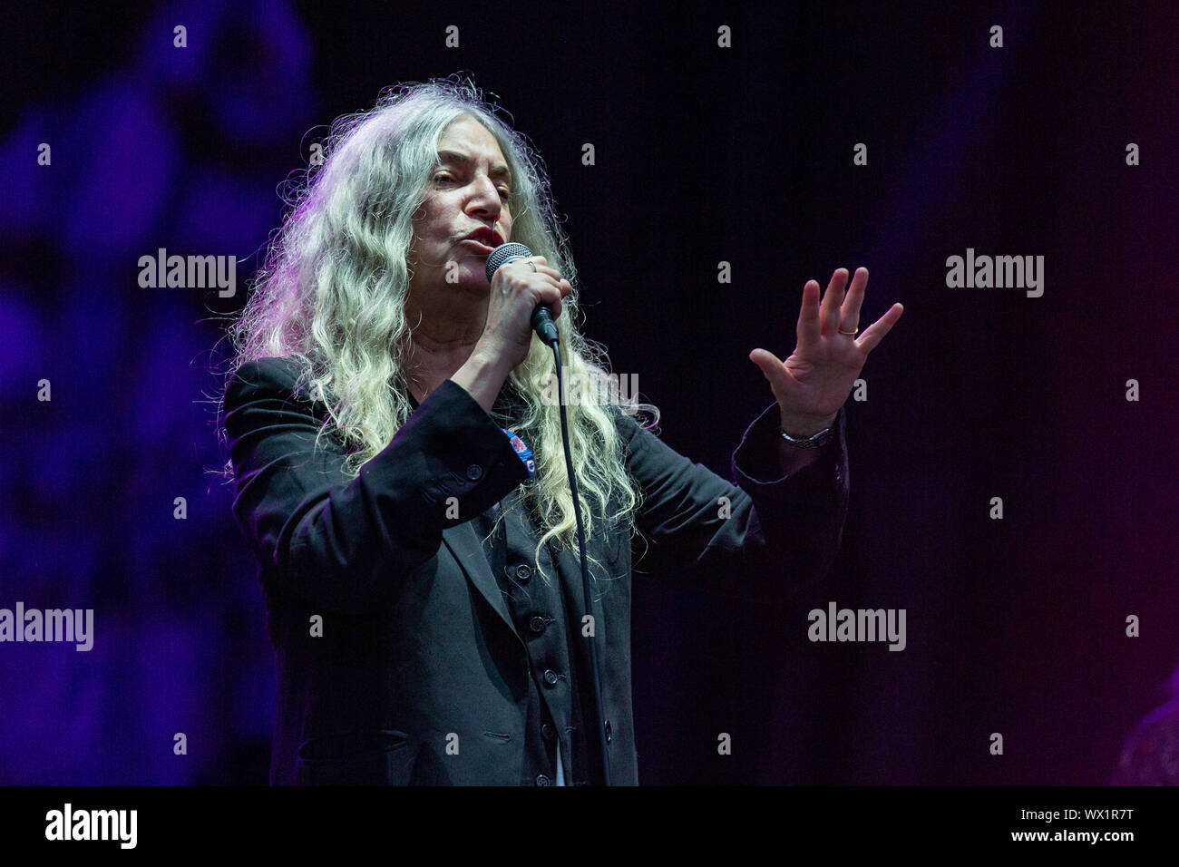 September 15, 2019, Chicago, Illinois, U.S: PATTI SMITH during the Riot ...