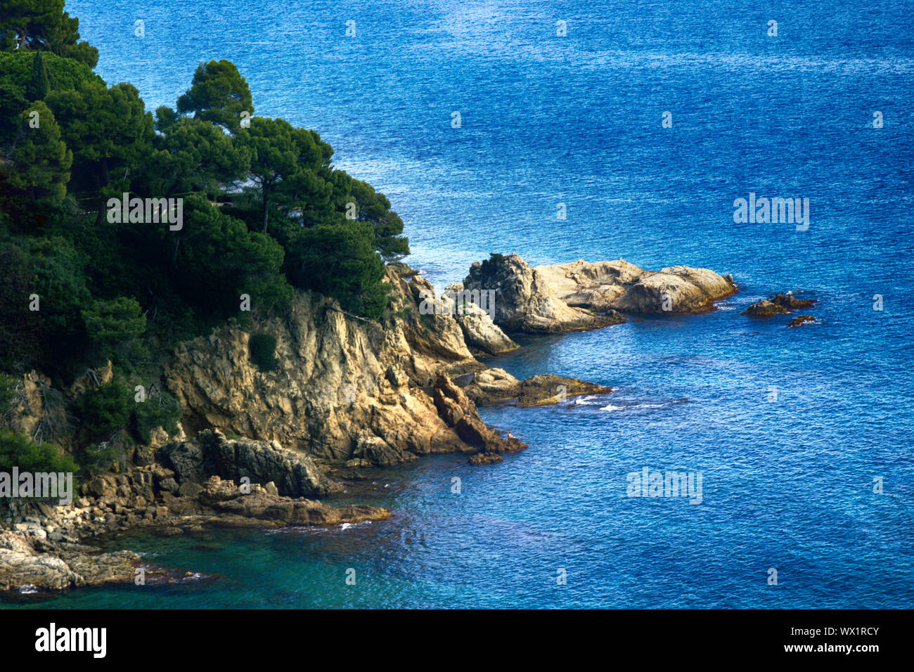 Mediterranean sea surface in September Stock Photo - Alamy